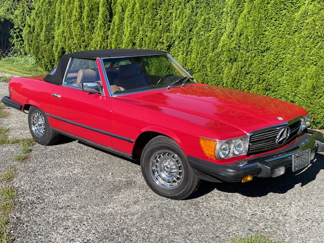 Kent's 1983 Red 380SL "Cherry" For Sale | Product | MercedesSource.com
