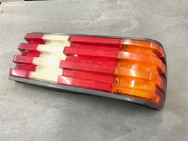 W126 Sedan Right Rear Tail Light Lens - USED | Used Parts Product ...