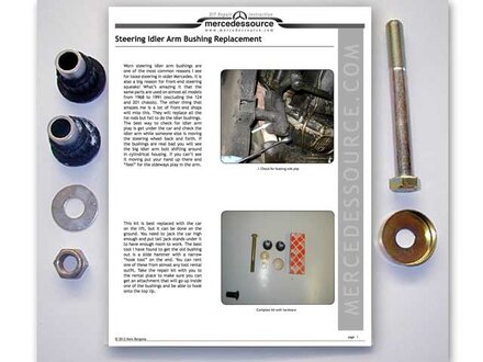 All Chassis 1968 to 1991 Front Steering Idler Arm Repair Kit ...