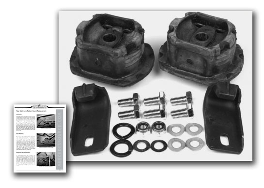 123 Chassis Coupe Sedan Rear Subframe Mount kit with Instructions ...