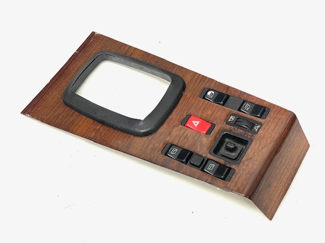Late W123 Shifter Wood Cover Panel with All Switches - USED | Used ...