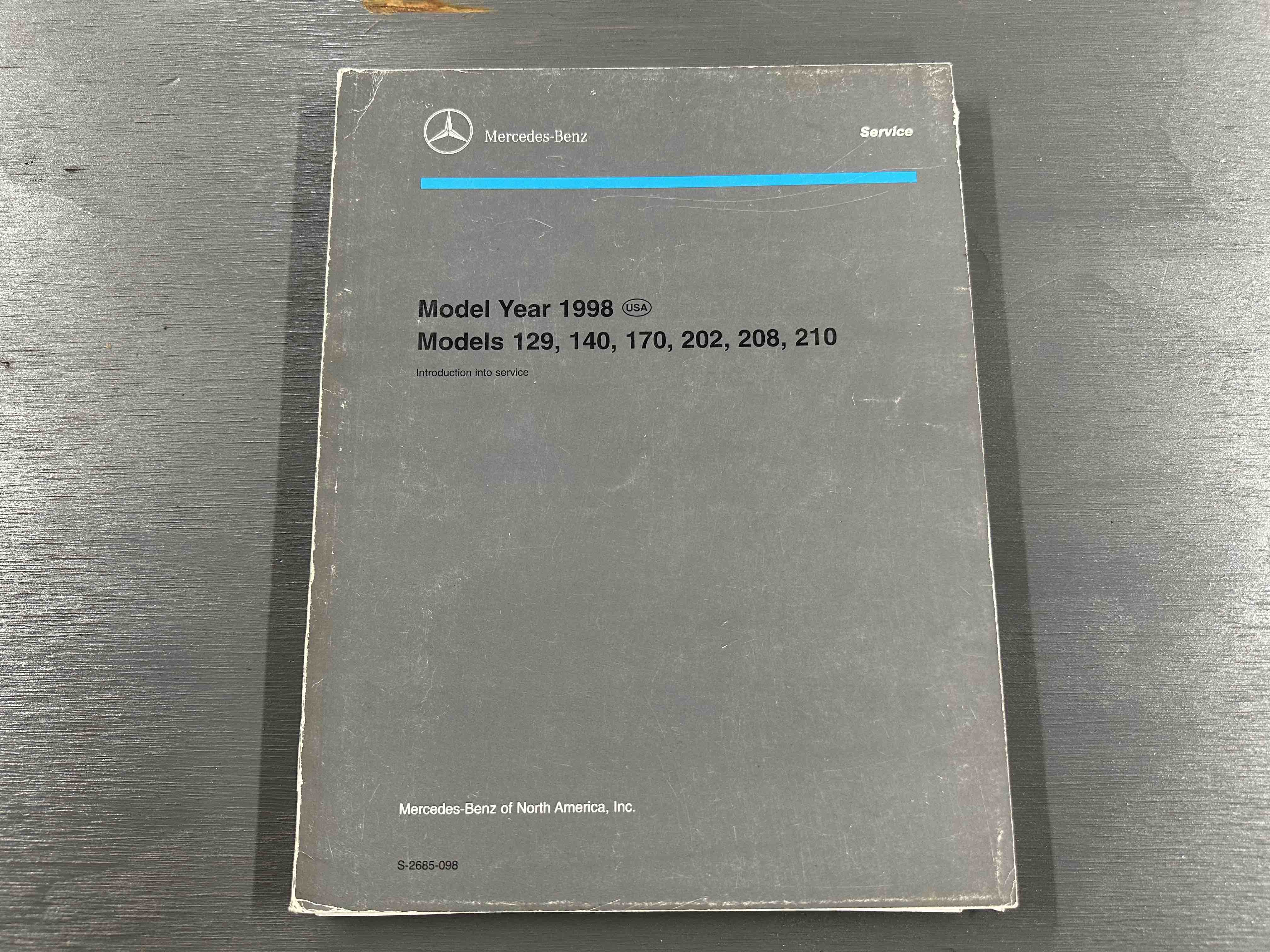 Introduction into service 1998 | Factory Manuals Product ...