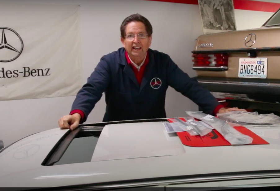 1966 to 1985 Mercedes Sunroof Seals Complete Installation Kit with ...