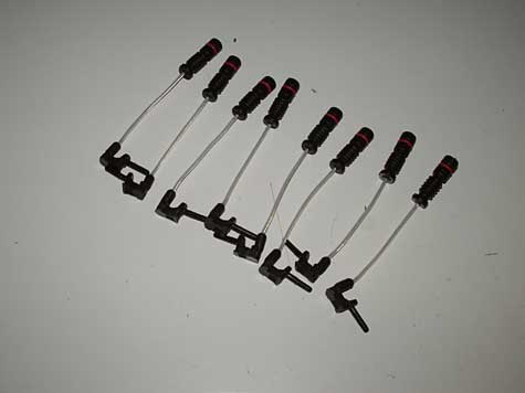 Mercedes Brake Pad Sensor Wires Set of 8 | Product | MercedesSource.com