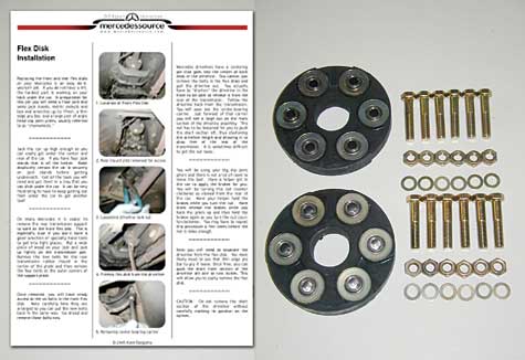 115 123 220D 240D 300D NON TURBO Driveline Flex Disc Kit ...