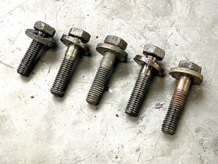 OM617 Diesel Water Pump Housing to Engine Block Bolt Set x 5 | Product ...