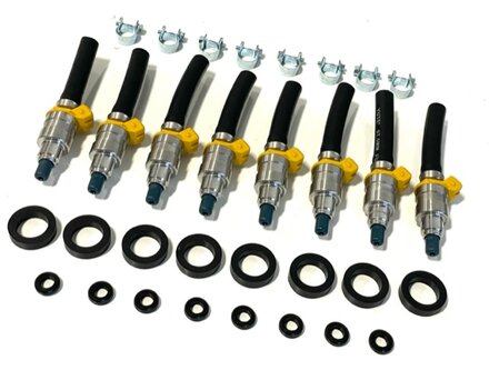 1970 to 1973 3.5 350 D-Jetronic New Replacement Fuel Injector Set with ...