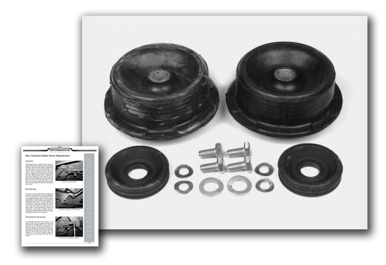 126 Chassis Rear Subframe Mount Kit w/ Instructions | MercedesSource ...