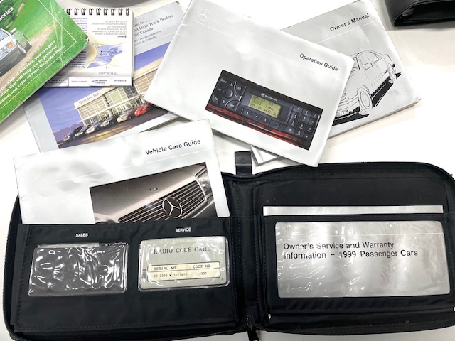 1999 Mercedes W210 E320 E430 E300 E55 AMG Owner's Manual Book Case ...