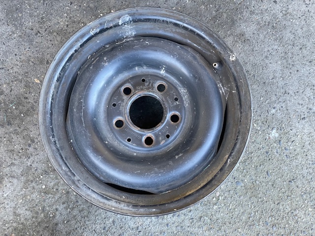 W114 W115 W123 Steel 14 Inch x 5.5 Inch Wheel for Large Hubcap | Used ...