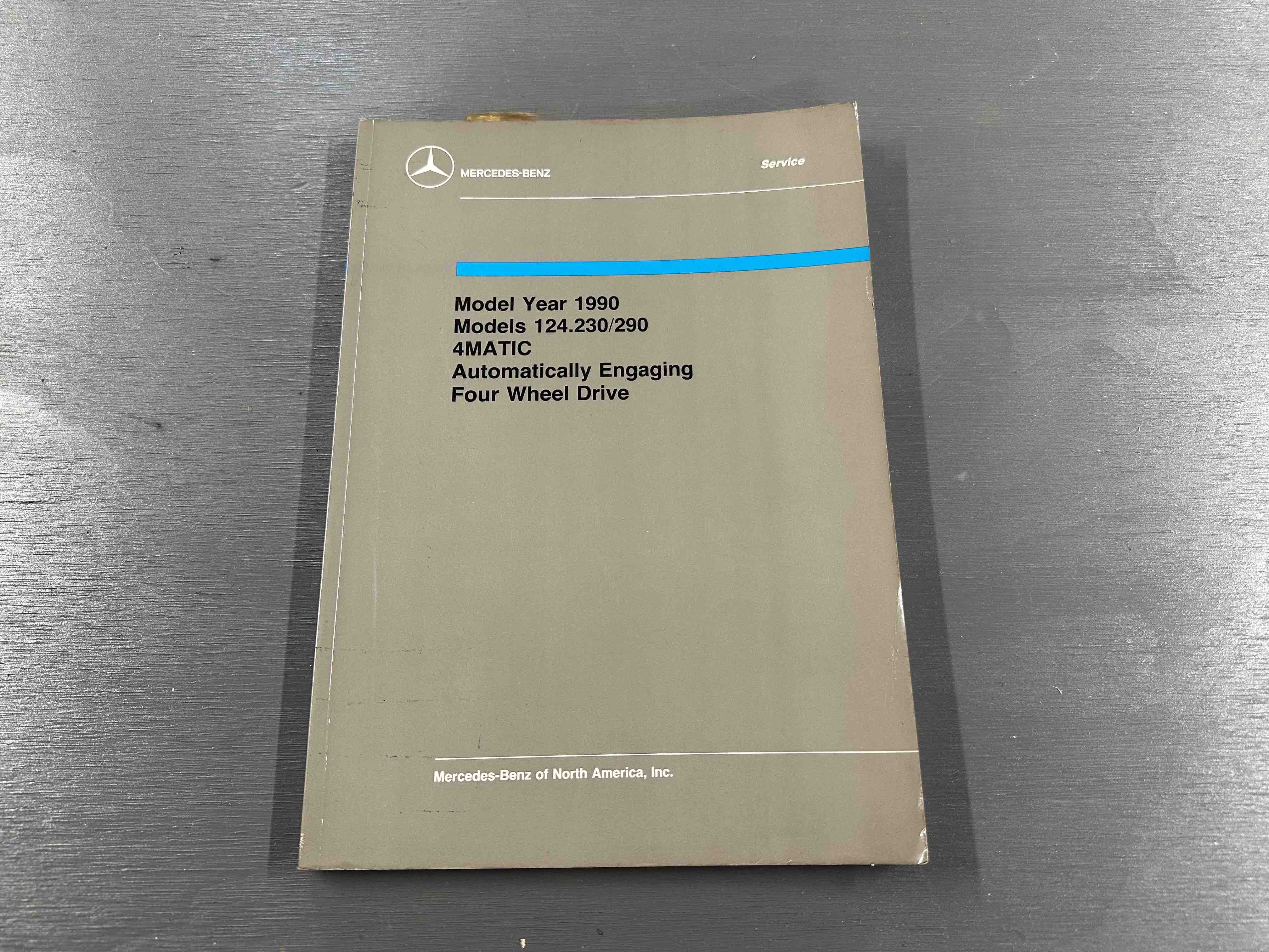 Introduction Into Service 4MATIC model years 1990 | Product ...