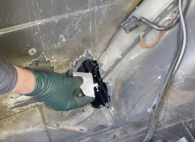 Trunk Side Well Small Hole Rust Repair - On Demand Video | Product ...