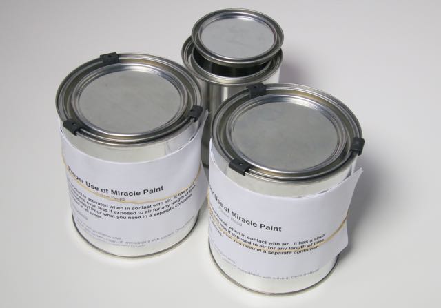 2 Quarts of Miracle Paint with Spare Empty Pint Can | Sealants ...