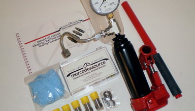 Mercedes Diesel Fuel Injector Spray Pattern Test | MercedesSource.com